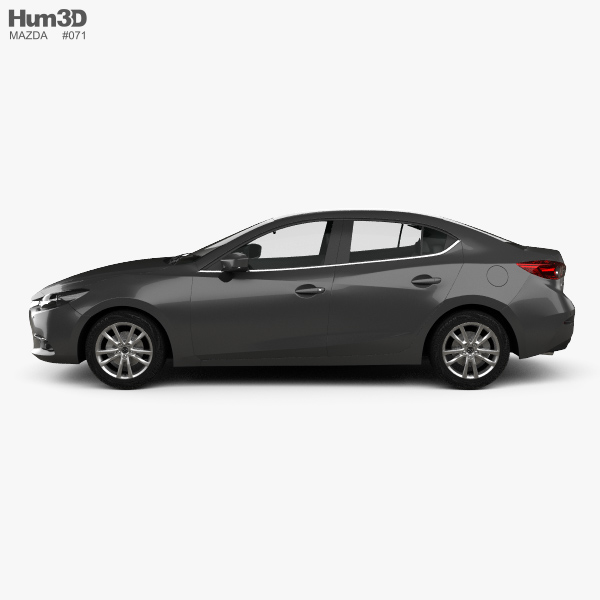 Mazda 3 BM sedan 2020 3D model - Download Sedan on 3DModels.org