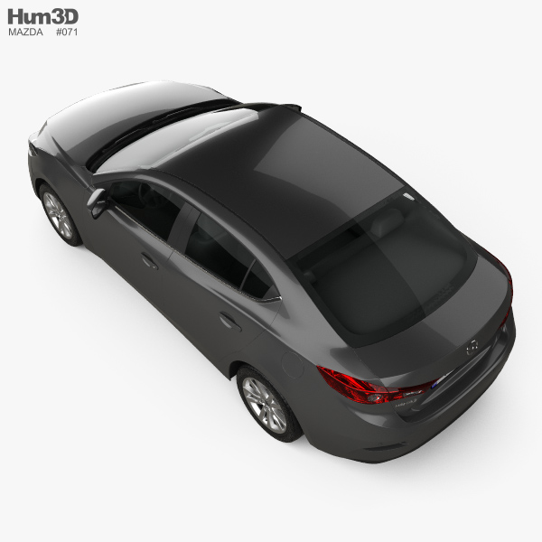 Mazda 3 BM sedan 2020 3D model - Download Sedan on 3DModels.org