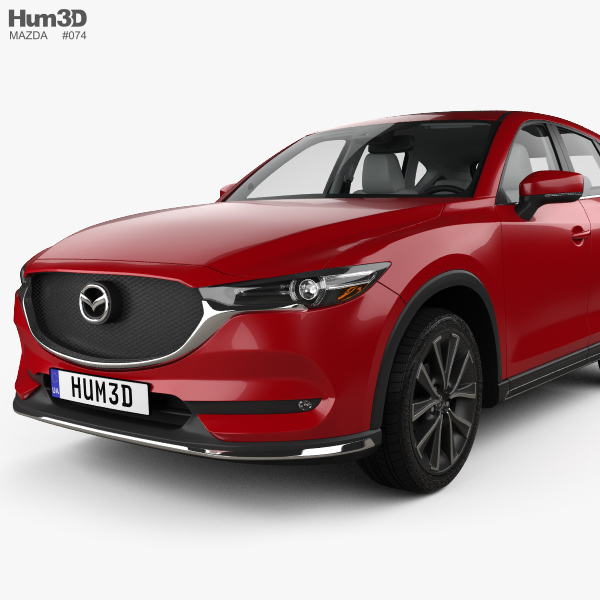 Mazda CX-5 (KF) with HQ interior 2018 3D model - Download Crossover SUV ...