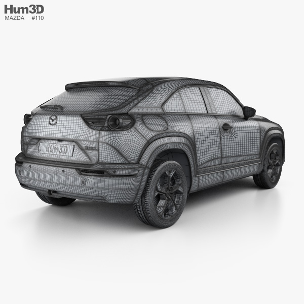 Mazda MX-30 2023 3D model - Download Sports car on 3DModels.org