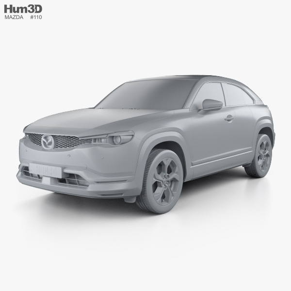 Mazda MX-30 2023 3D model - Download Sports car on 3DModels.org
