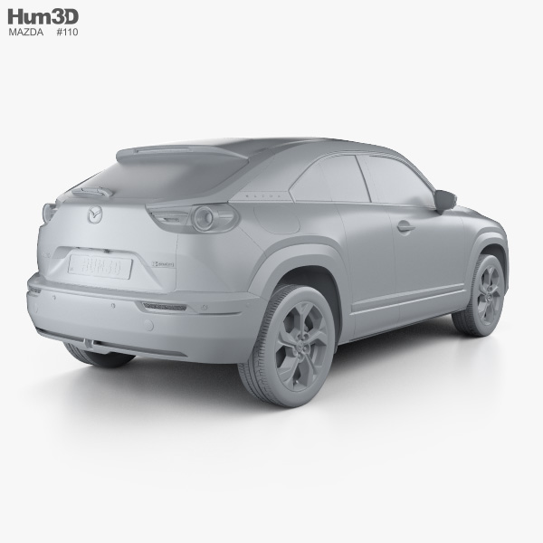 Mazda MX-30 2023 3D model - Download Sports car on 3DModels.org
