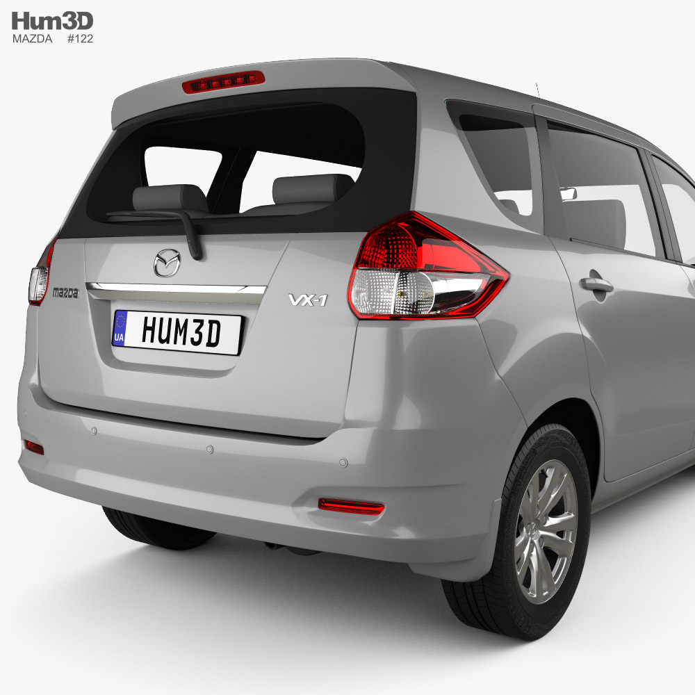 Mazda VX-1 2020 3D model - Download Van on 3DModels.org