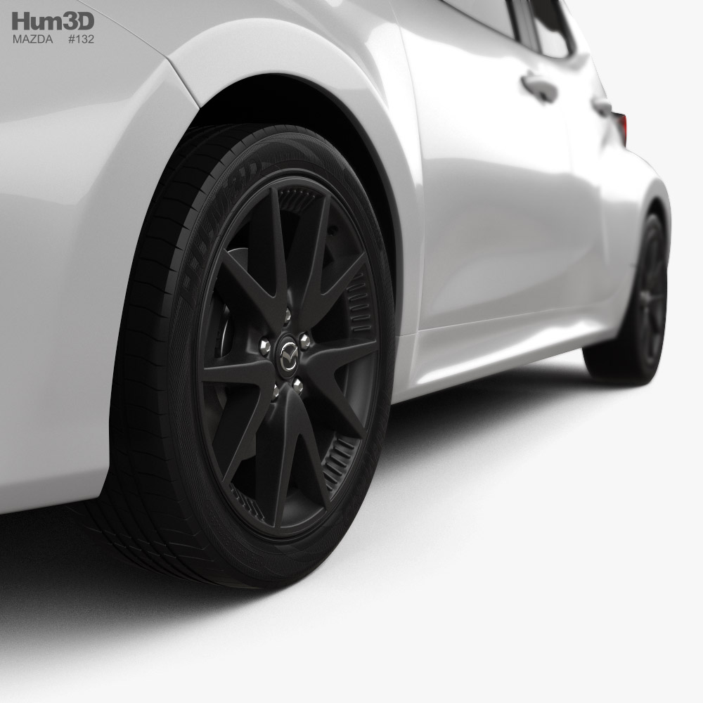 Mazda 2 hybrid 2025 3D model - Download Hatchback on 3DModels.org