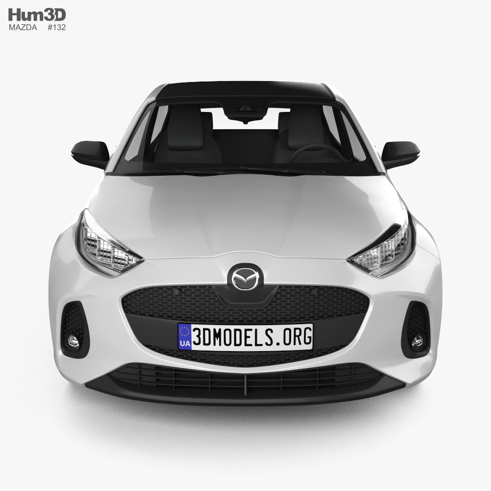 Mazda 2 hybrid 2025 3D model - Download Hatchback on 3DModels.org