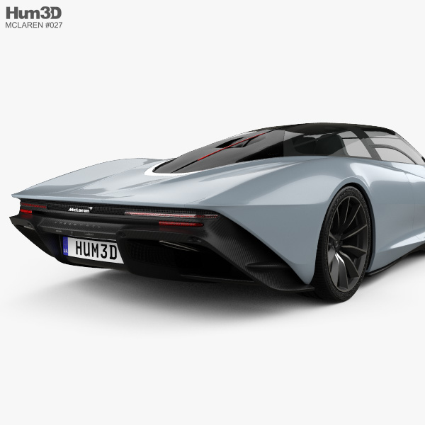 McLaren Speedtail 2021 3D model - Download Sports car on 3DModels.org
