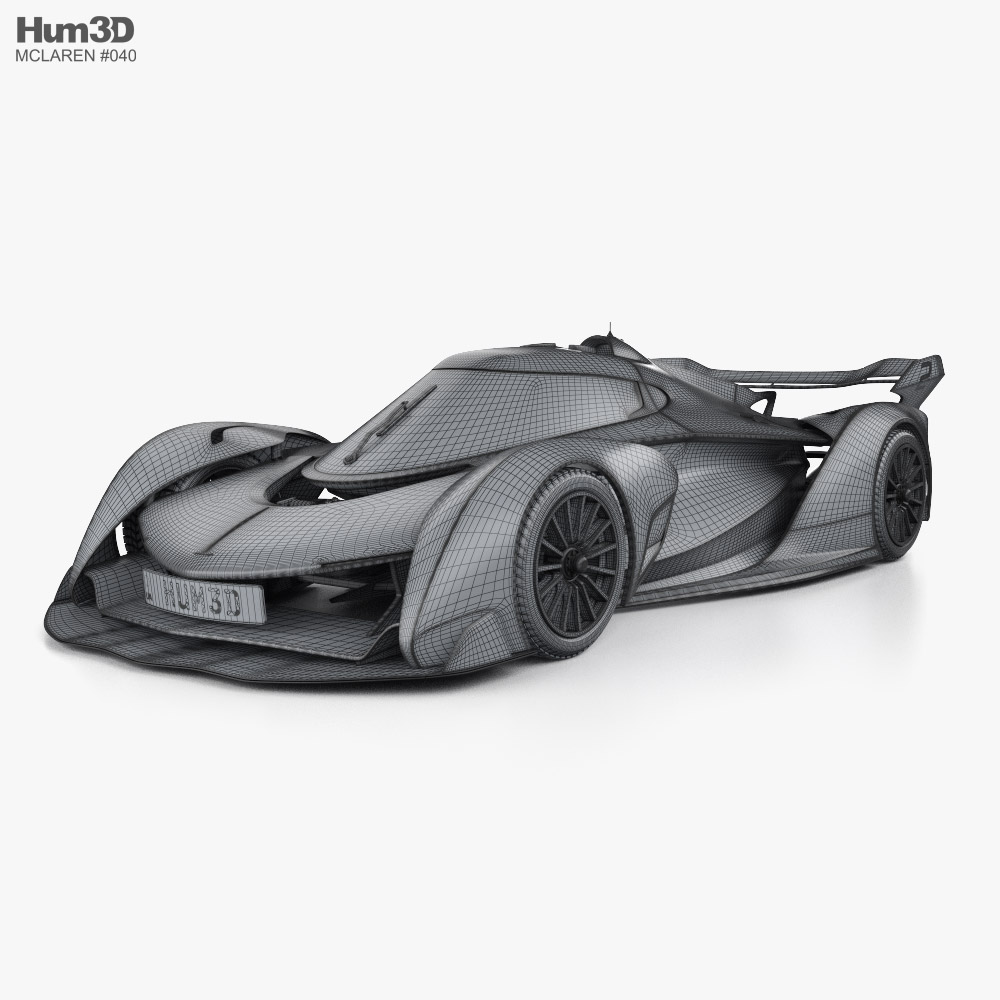 McLaren Solus GT 2025 3D model - Download Sports car on 3DModels.org
