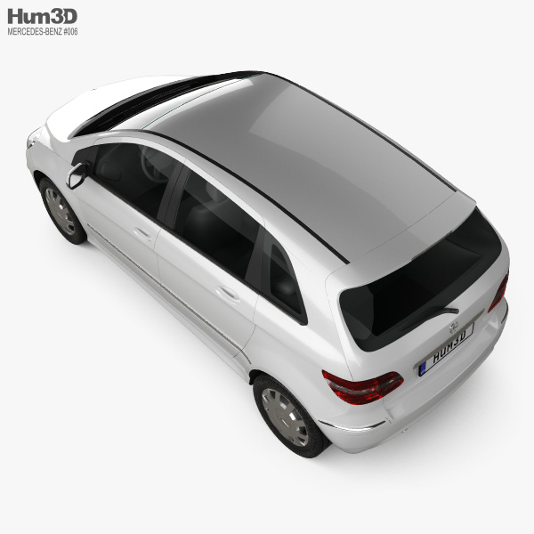 Mercedes-Benz B-class 2013 3D model - Download Hatchback on 3DModels.org