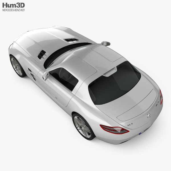 Mercedes-Benz SLS AMG 2011 3D model - Download Sports car on 3DModels.org