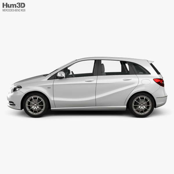 Mercedes-Benz B-class 2014 3D model - Download Hatchback on 3DModels.org