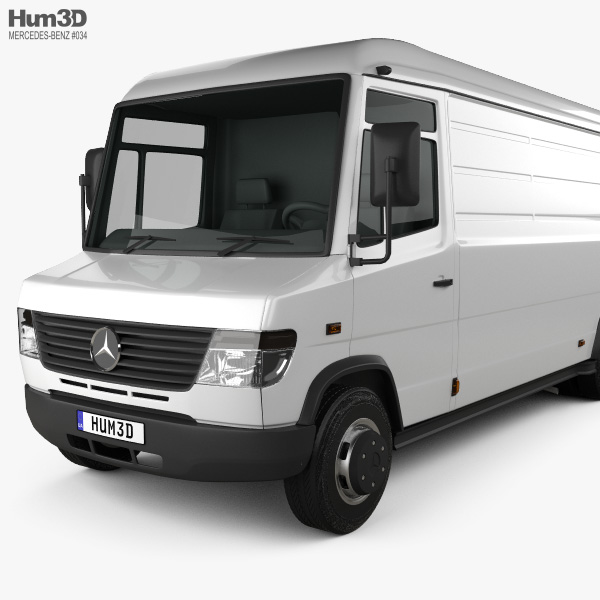 Mercedes-Benz Vario Panel Van LWB High Roof 2011 3D model - Download ...