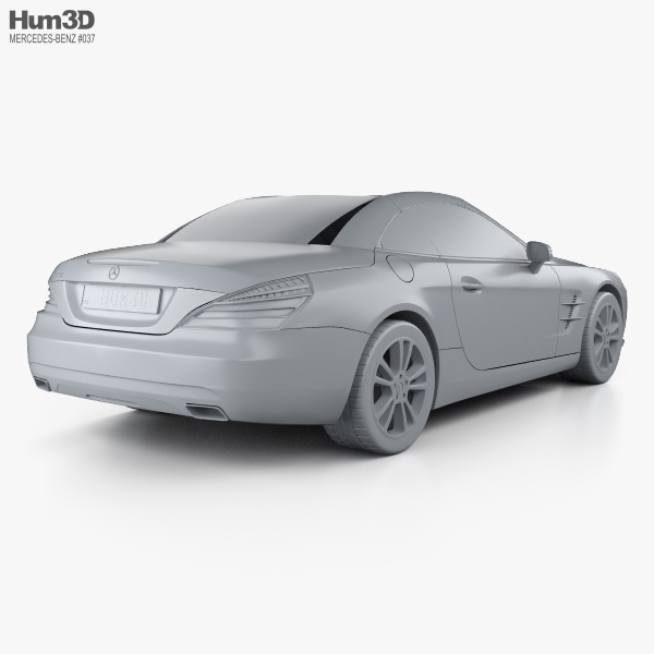 Mercedes-Benz SL-class 2015 3D model - Download Sports car on 3DModels.org