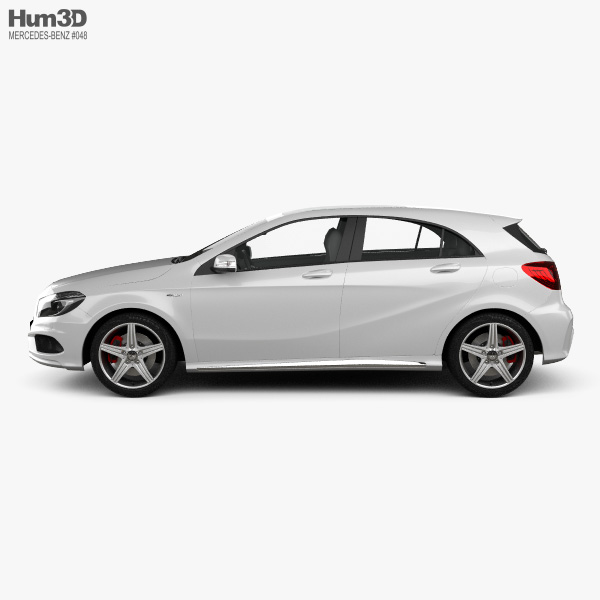 Mercedes-Benz A-class 2015 3D model - Download Hatchback on 3DModels.org