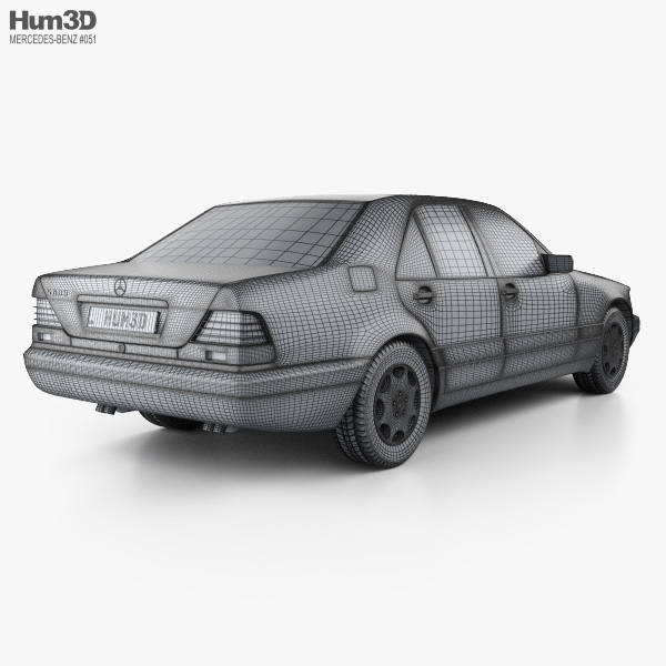 Mercedes-Benz S-class (W140) 2006 3D model - Download Sedan on 3DModels.org