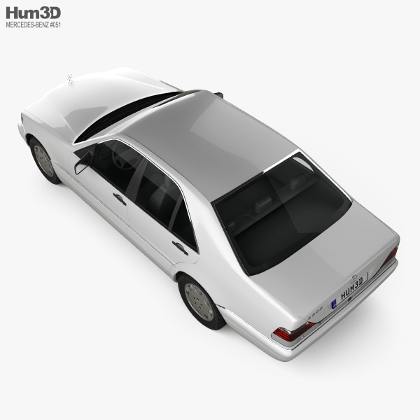 Mercedes-Benz S-class (W140) 2006 3D model - Download Sedan on 3DModels.org