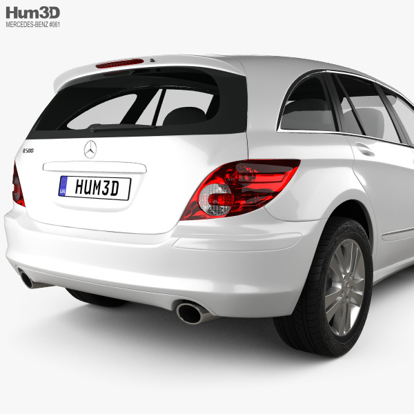 Mercedes-Benz R-Class (W251) 2010 3D model - Download Wagon car on ...