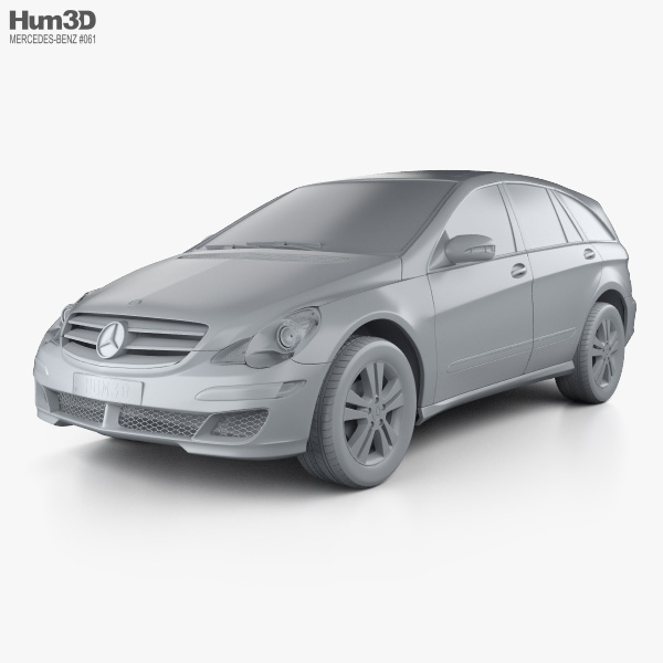 Mercedes-Benz R-Class (W251) 2010 3D model - Download Wagon car on ...