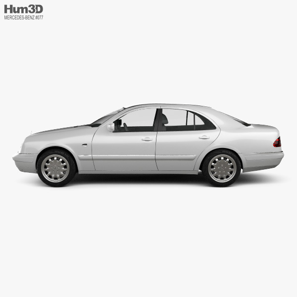 Mercedes-Benz E-class sedan (W210) 2003 3D model - Download Sedan on ...
