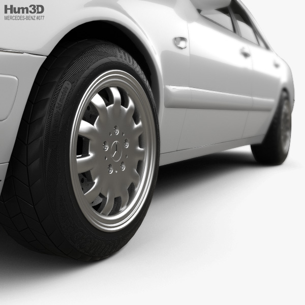 Mercedes-Benz E-class sedan (W210) 2003 3D model - Download Sedan on ...