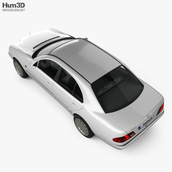 Mercedes-Benz E-class sedan (W210) 2003 3D model - Download Sedan on ...
