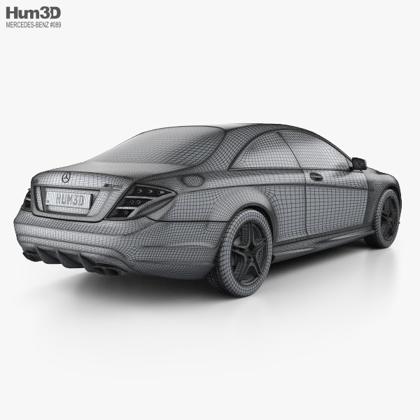 Mercedes-Benz CL-class 65 AMG 2014 3D model - Download Sports car on ...