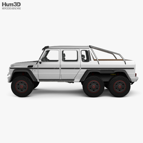 Mercedes-Benz G-class 6×6 AMG 2014 3D model - Download Pickup on ...