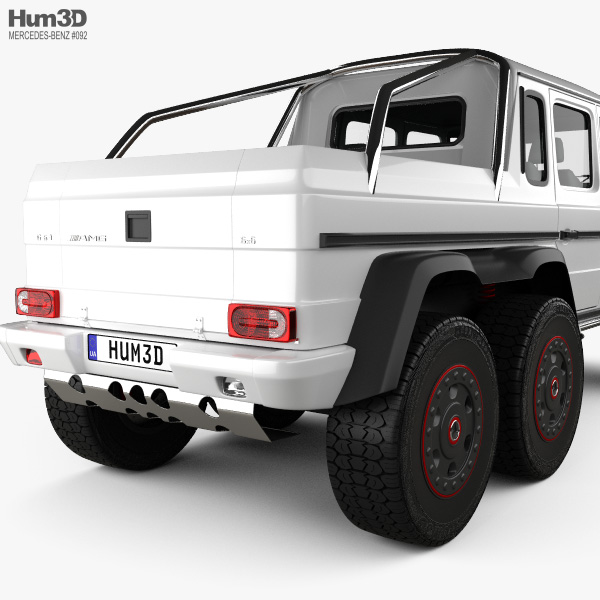 Mercedes-Benz G-class 6×6 AMG 2014 3D model - Download Pickup on ...