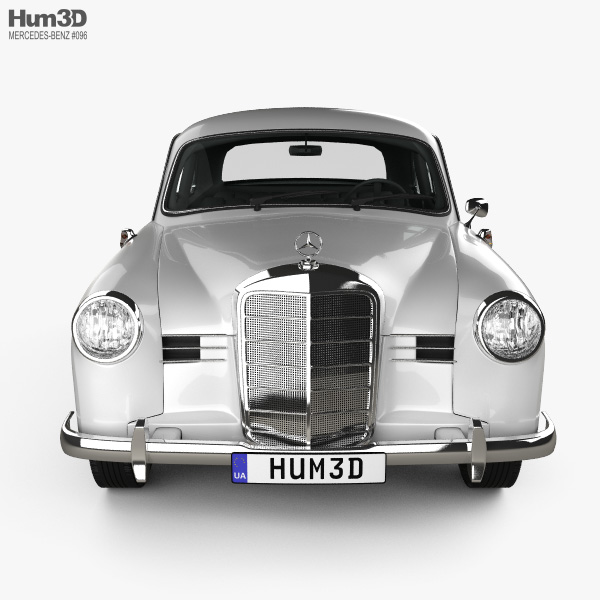 Mercedes-Benz Ponton 180 W120 1953 3D model - Download Sedan on ...