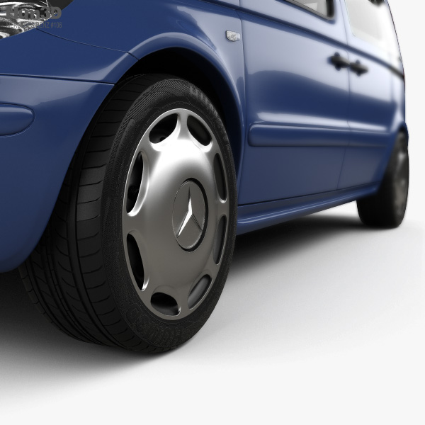 Mercedes-Benz Vaneo 2006 3D model - Download Van on 3DModels.org