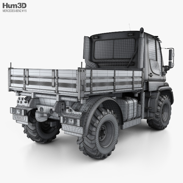 Mercedes-Benz Unimog U300 2014 3D model - Download Truck on 3DModels.org