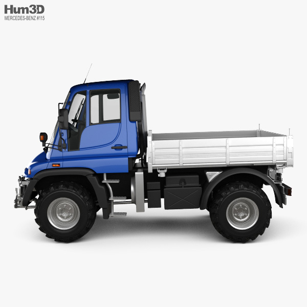 Mercedes-Benz Unimog U300 2014 3D model - Download Truck on 3DModels.org