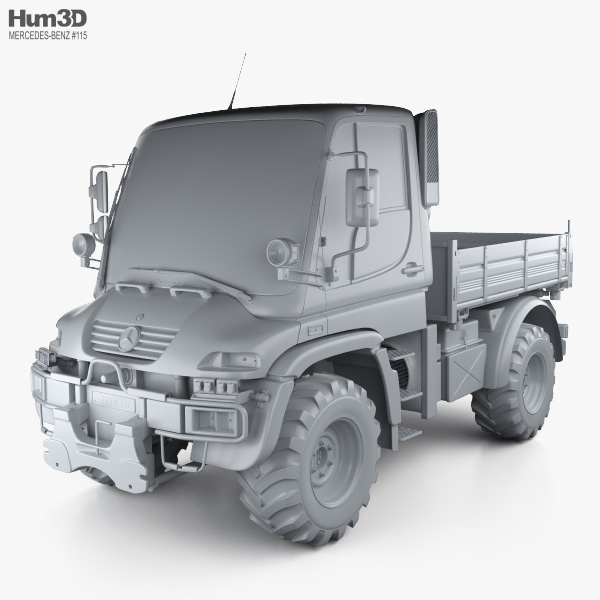 Mercedes-Benz Unimog U300 2014 3D model - Download Truck on 3DModels.org
