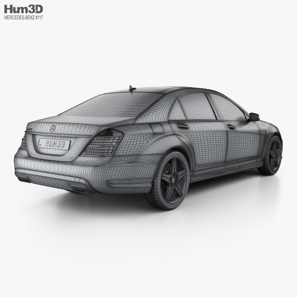 Mercedes-Benz S-class (W221) with HQ interior 2013 3D model - Download ...