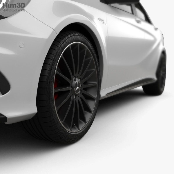 Mercedes-Benz A-class AMG 2016 3D model - Download Hatchback on ...