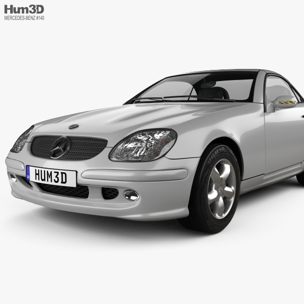 Mercedes-Benz SLK-Class 2004 3D model - Download Sports car on 3DModels.org