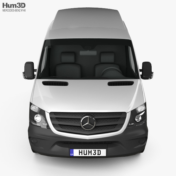 Mercedes-Benz Sprinter Panel Van ELWB SHR 2016 3D model - Download Van ...