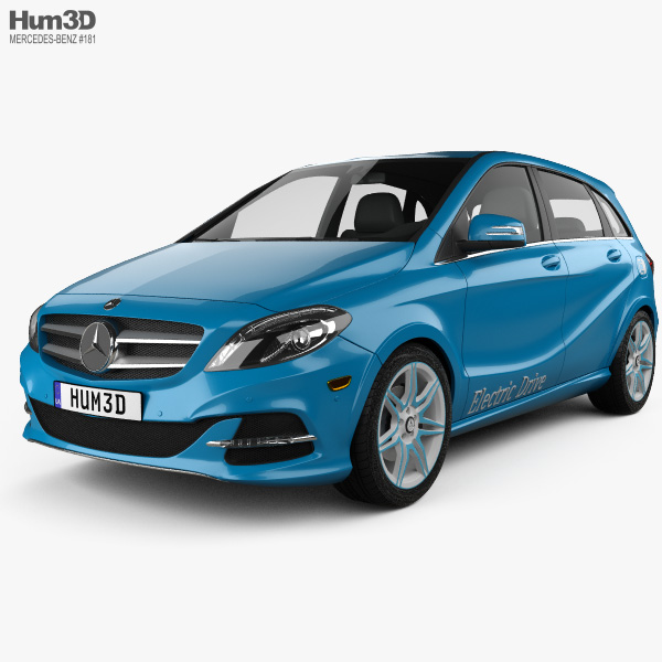 Mercedes-Benz B-class (W242) Electric Drive 2017 3D model - Download ...