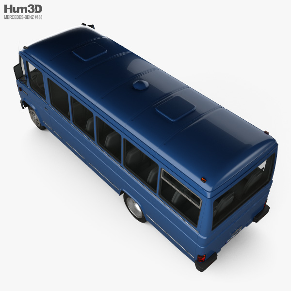 Mercedes-Benz O-309 1979 3D model - Download Bus on 3DModels.org