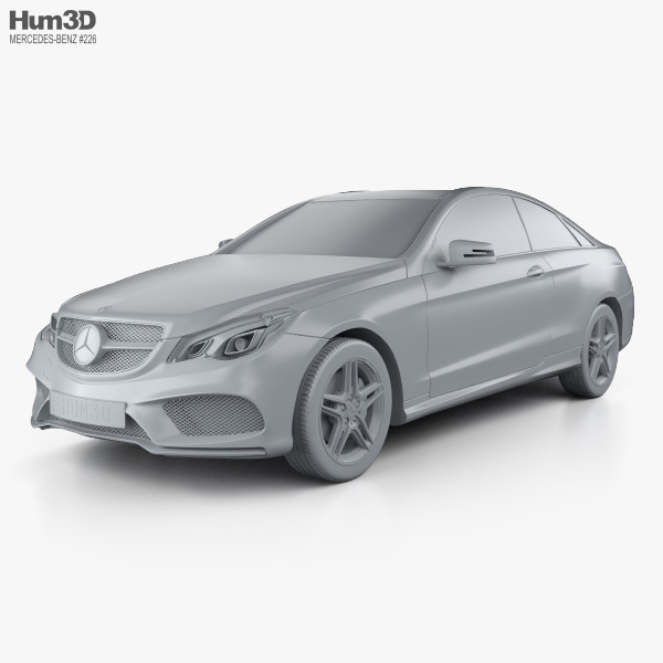 Mercedes-Benz E-class coupe AMG Sports Package 2017 3D model - Download ...