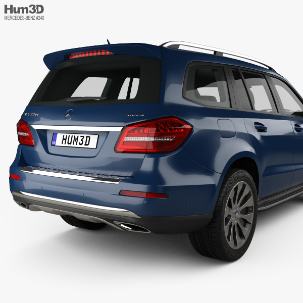 Mercedes-Benz GLS-class 2018 3D model - Download Crossover SUV on ...