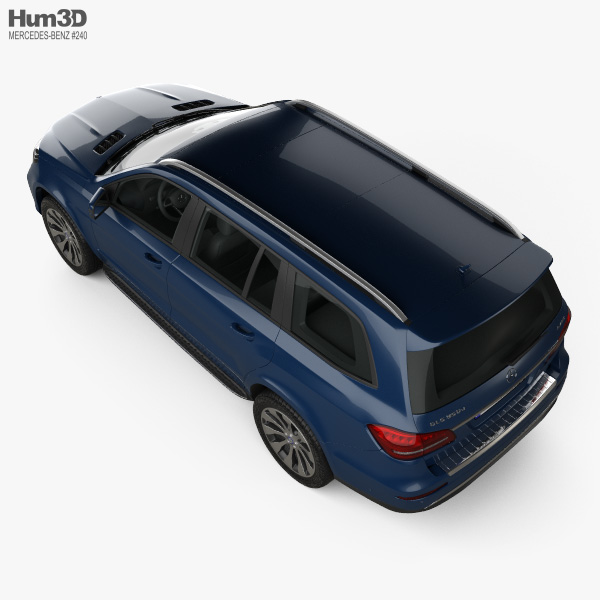 Mercedes-Benz GLS-class 2018 3D model - Download Crossover SUV on ...