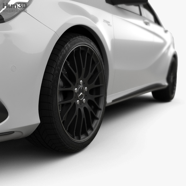 Mercedes-Benz A-class (W176) AMG 2018 3D model - Download Hatchback on ...