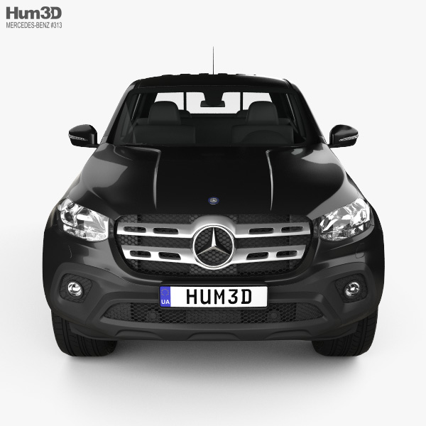 Mercedes-Benz X-Class Pure 2020 3D model - Download Pickup on 3DModels.org