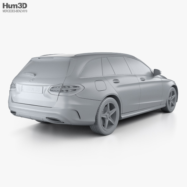 Mercedes-Benz Clase C (S205) estate AMG line 2020 Modelo 3D - Descargar ...