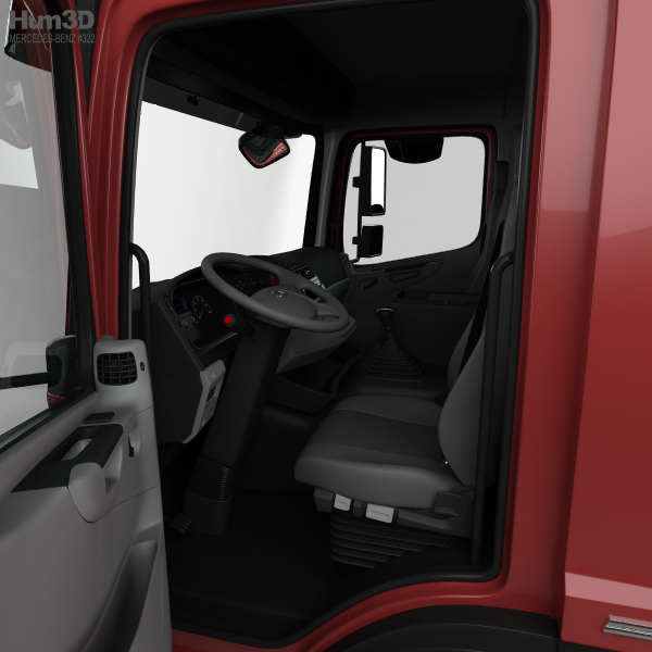 Mercedes-Benz Axor Tipper Truck with HQ interior 2011 3D model ...