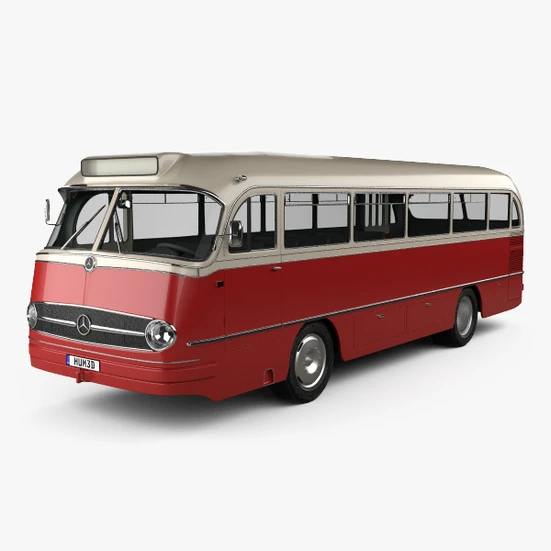 Retro bus 3D Models Download - 3DModels.org