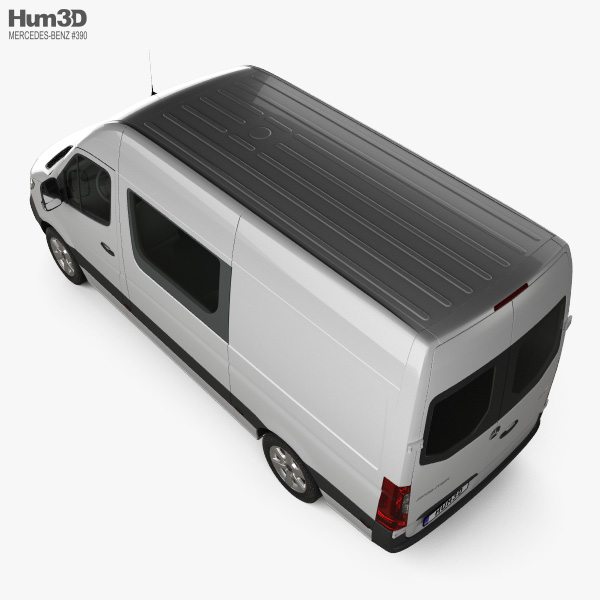 Mercedes-Benz Sprinter Crew Van L2H2 2022 3D model - Download Van on ...