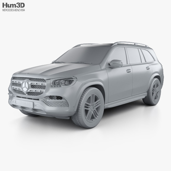 Mercedes-Benz GLS-class 2022 3D model - Download Crossover SUV on ...