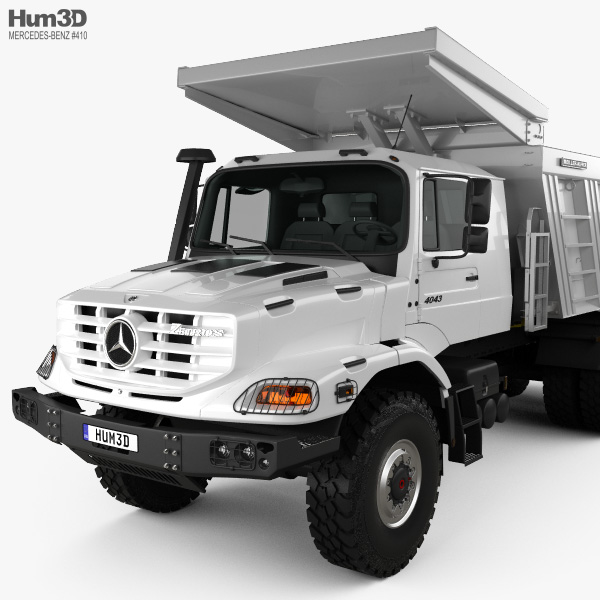 Mercedes-Benz Zetros Meiller Hinterkipper M325 Dump Truck 2024 3D model ...