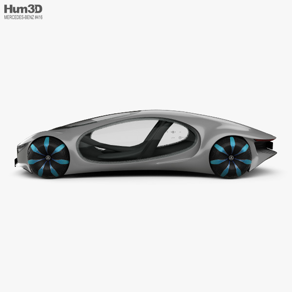 梅赛德斯-奔驰 Vision AVTR 2021 3D模型 - 下载 Sports car 开启 3DModels.org